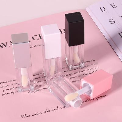 China 8ml Empty Plastic Lipstick Tube Unique Shape Cosmetics Packaging Container for sale