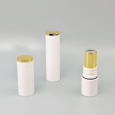 China 6ml Clear Lip Gloss Tubes with Wand Round Shape Custom Logo Cosmetic Packaging for sale