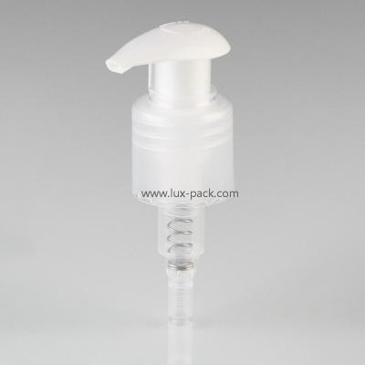 China 24mm 28mm Custom Color Liquid Dispenser Spring Inside Left-Right Lotion Pump for sale