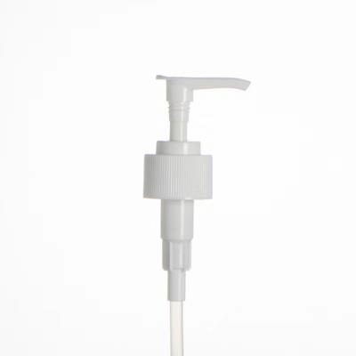 China 24mm 28mm Custom Color Ribbed Closure PP Plastic Lotion Pump for sale