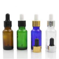China Amber Glass Dropper Bottles 5ml to 100ml with Dropper Lids for Essential Oils Cosmetics for sale