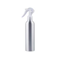 China Silver Anodized Aluminum Cosmetic Bottle - 100ml 150ml 250ml Capacity with Spray Pump for sale