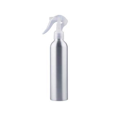 China Silver Anodized Aluminum Cosmetic Bottle - 100ml 150ml 250ml Capacity with Spray Pump for sale