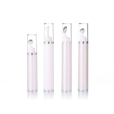China 5ml 10ml 15ml Roll On Airless Bottle for Eye Cream Plastic Screw Cap for sale