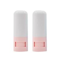 China Custom 10g Empty Blush Stick Bottle Deodorant Balm Stick Top Rotation Cosmetic Plastic Packaging Container Reusable for sale
