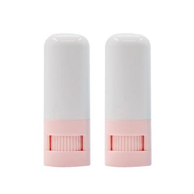 China Custom 10g Empty Blush Stick Bottle Deodorant Balm Stick Top Rotation Cosmetic Plastic Packaging Container Reusable for sale