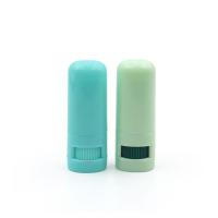 China Custom 7g Empty Lip Balm Deodorant Stick Plastic Cosmetic Container Bottom Fill Reusable for sale