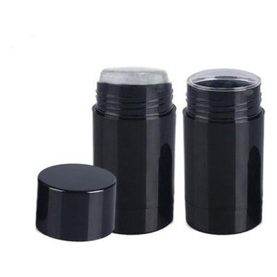 China Custom 10g Empty Blush Stick Bottle Deodorant Balm Stick Top Rotation Plastic Cosmetic Packaging Container Reusable for sale