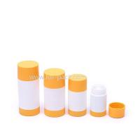 China Reusable Plastic Deodorant Balm Stick Container 50ml Screw Lid Transparent Packaging for sale