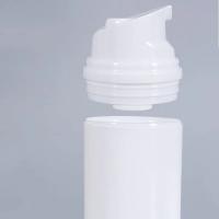 China White Airless Pump Bottle 30ml 50ml 80ml 100ml Crimp Dispenser Customizable for sale