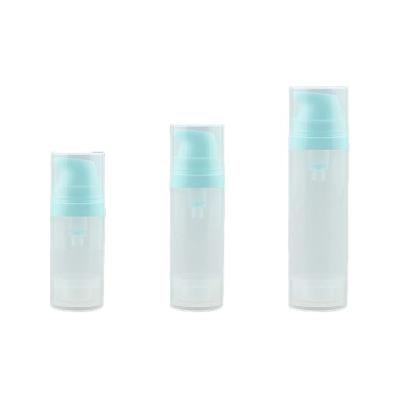 China Custom 5ml 10ml 15ml Plastic Airless Pump Bottle for Skincare Packaging for sale