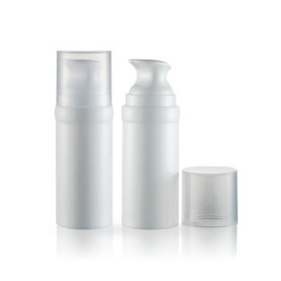 China 50ml Airless Pump Bottle for Skincare Packaging Plastic PET PP Durable for sale