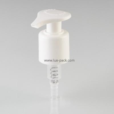 China Custom 2 Screen Printing 4mm 28mm PP Plastic Lotion Pump for Hand Cream Gel for sale
