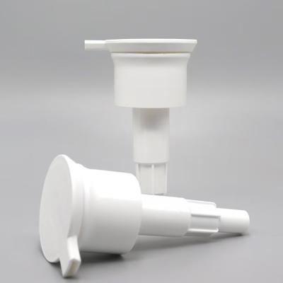China Custom Color 28mm 4cc Output Big Cap Hand Cream Gel PP Plastic Left-right Lotion Pump for sale