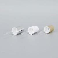 China Clear Glass Dropper Bottle with Gold Cap for sale