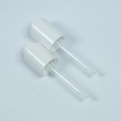 China 18mm 24mm Glass Plastic Pipette Press Down Type Plastic Dropper for Essential Oil for sale