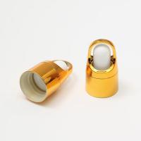 China Clear Glass Dropper Bottle with Gold Cap for sale