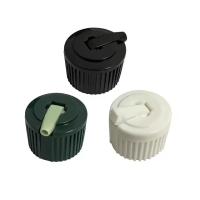 China 24mm 28mm White Black Plastic Turret Cover Flip Disc Top Lid for Detergent Bottle for sale