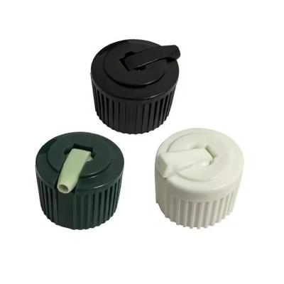 China 24mm 28mm White Black Plastic Turret Cover Flip Disc Top Lid for Detergent Bottle for sale