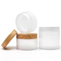 China Empty Clear Glass Cream Jar 30ml 50ml 100ml 200ml for Luxury Skincare Packaging for sale