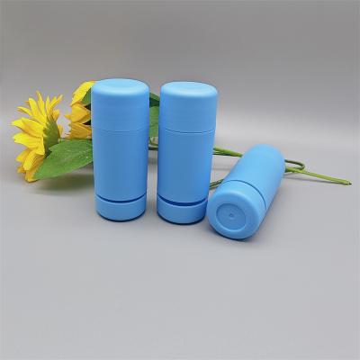 China Vibrant Color Deodorant Balm Stick 15g 30g 50g 75g PP Plastic Screw Mechanism Container for sale