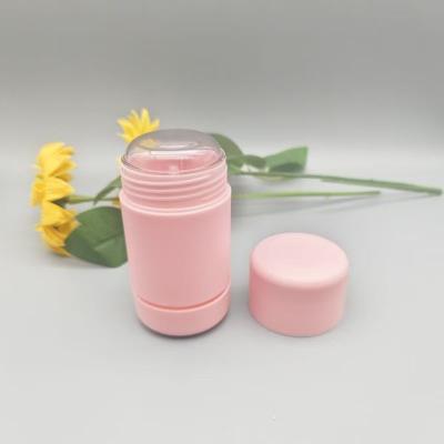 China Pink Deodorant Balm Stick 15g 30g 50g Round Circular Shape PP HDPE Platform for sale
