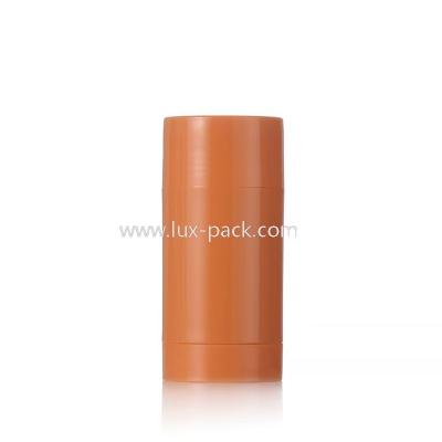 China Custom Plastic Deodorant Balm Stick 15g to 100g Cylinder Shape Smooth Twist Mechanism for sale