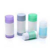 China PP Double Shell Body Fragrance Deodorant Stick Container 30g 50g 75g 100g Rotating Design for sale