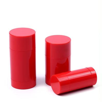 China AS Plastic Empty Deodorant Balm Container 15g to 100g Fragrance Body Jar for sale