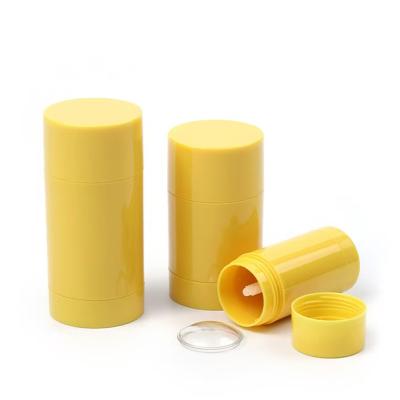 China AS Plastic Cylinder Body Perfume Empty Deodorant Balm 15g 30g 50g 75g 100g for sale