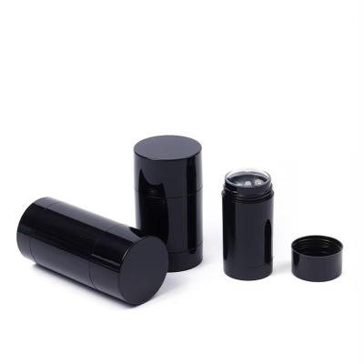 China Custom Color 15g to 100g Empty Plastic Deodorant Stick Balm for Private Label for sale