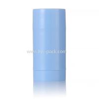 China All Plastic Oval Deodorant Bottle 50ml Stick Top Filling Personal Care Empty for sale