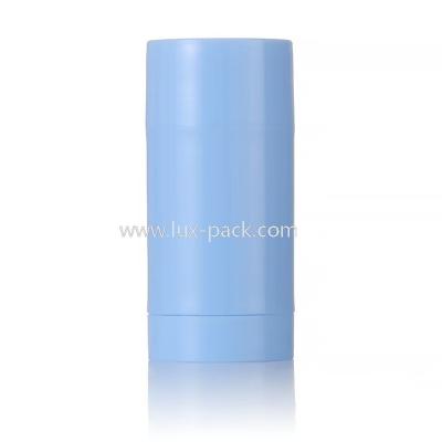 China All Plastic Oval Deodorant Bottle 50ml Stick Top Filling Personal Care Empty for sale
