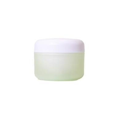 China Round PP Plastic Cream Jar 50g 100g 200g Big Capacity Cosmetic Container for sale