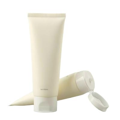 China Soft PE Plastic Cosmetic Hand Cream Roll Tube Squeezable LDPE Tube Packaging for sale