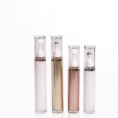 China Customizable Empty Round Transparent Squeezable Lip Balm Tube Eye Cream Tube 15ml 30ml for sale