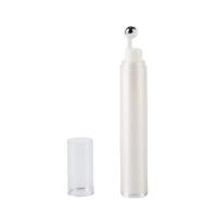 China 15ml Portable Liquid Serum Cosmetic Packaging Bottle Customizable Airless Pump for sale