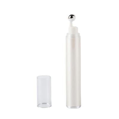 China 15ml Portable Liquid Serum Cosmetic Packaging Bottle Customizable Airless Pump for sale