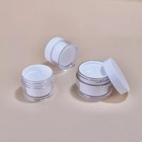 China Custom Color Eco Friendly AS Plastic Cream Jar 15g 30g 50g Smooth Surface for sale