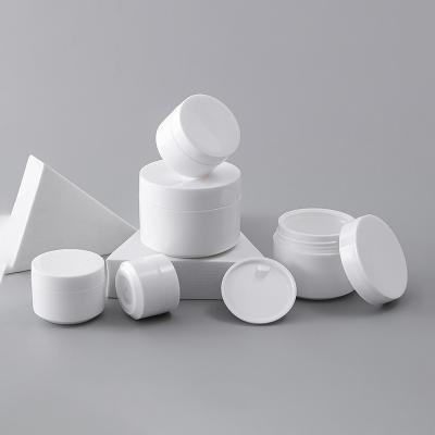 China Eco Friendly Double Layer Cream Jar 5g to 50g for Personal Care Packaging for sale