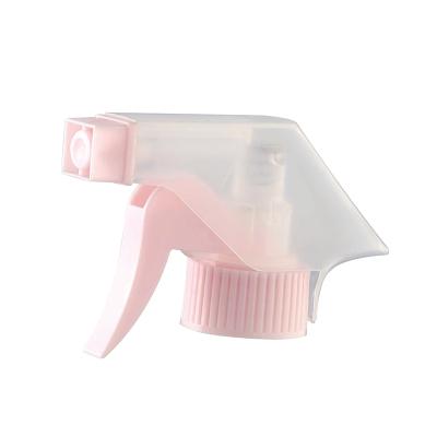 China 28mm PP Black Full Plastic Trigger Sprayer for Chemical Cleaning Bottle 500ml for sale