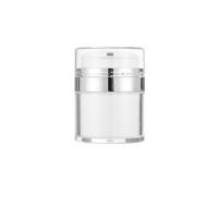 China 15ml 30ml 50ml 100g PP Airless Jar with Matte Silver Pump for Acrylic Emulsion Serum for sale