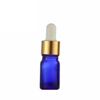 China Blue Glass Essential Oil Bottle 5ml 10ml 15ml 20ml 30ml for Personal Care Packaging for sale
