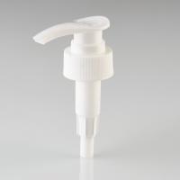 China Custom Color Ribbed Closure Plastic Screw Lotion Pump 24mm 28mm 30mm 32mm for sale