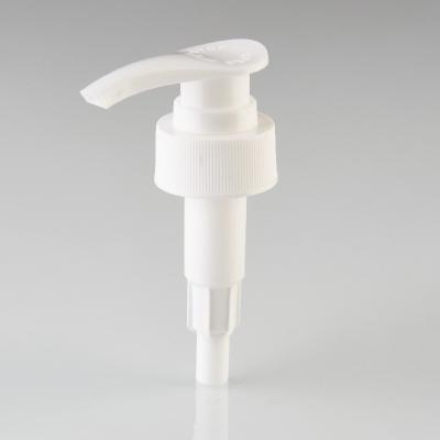 China Custom Color Ribbed Closure Plastic Screw Lotion Pump 24mm 28mm 30mm 32mm for sale