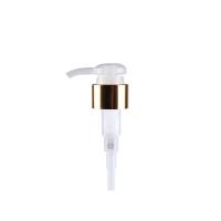 China 24mm 28mm 32mm Aluminum Shell Plastic Screw Lotion Pump for Cosmetic Bottles for sale