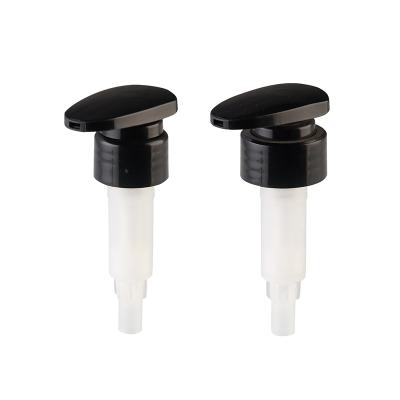 China Press Type 24mm 28mm 32mm Smooth Closure Spring Outside Plastic Lotion Pump for sale
