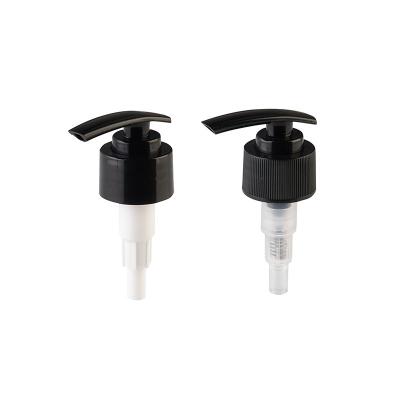 China Long Cap 24mm 28mm 32mm Smooth Closure Spring Inside Plastic Lotion Pump for sale