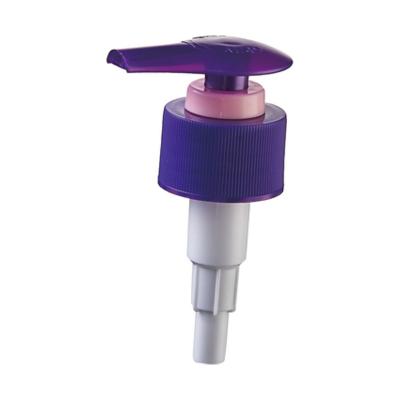 China 24mm 28mm 2cc Ribbed Closure Lotion Pump Plastic Screp Dispenser for Soap Bottles for sale