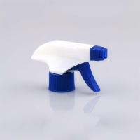 China 28mm Custom Color Liquid Dispenser Trigger Sprayer with Button Adjustable Nozzle for sale